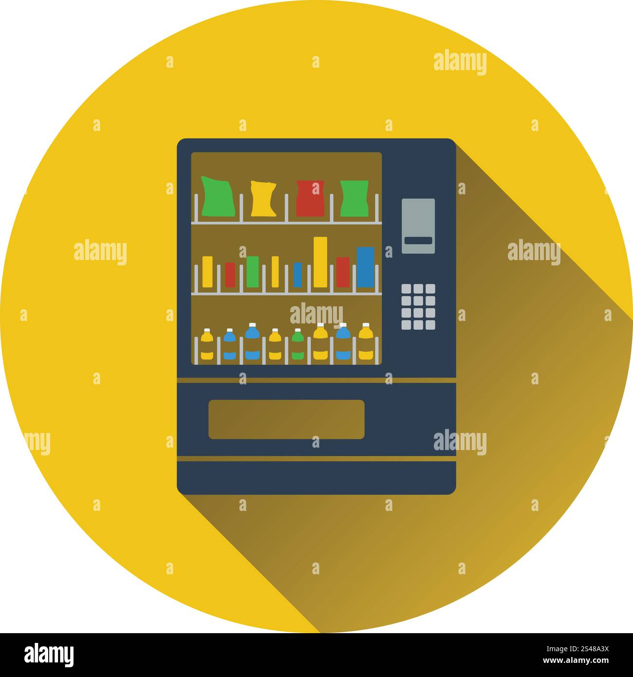 Street food circle design Stock Vector Images - Alamy