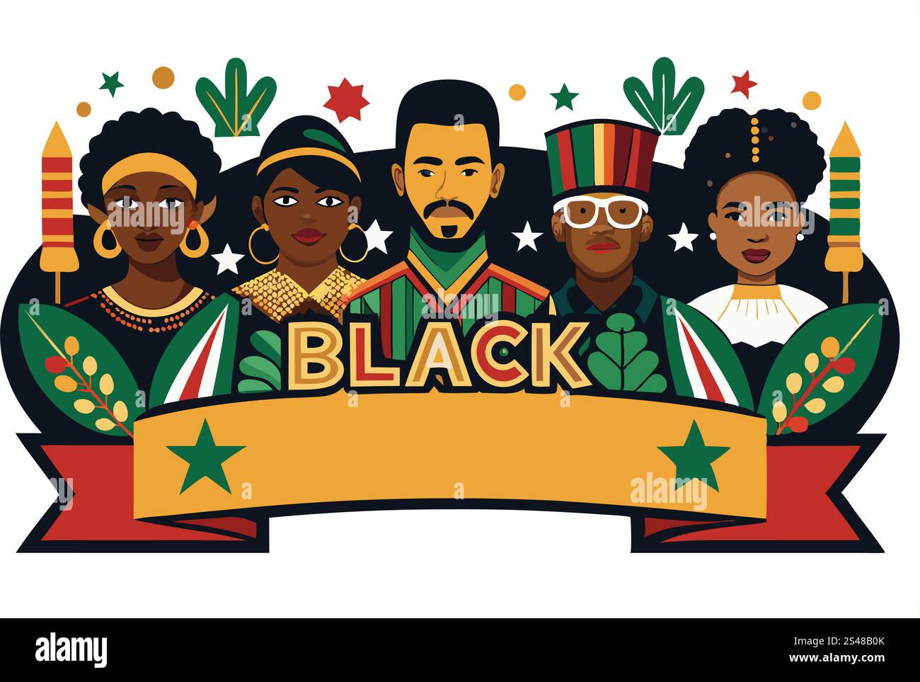 Afrocentric background Stock Vector Images - Alamy