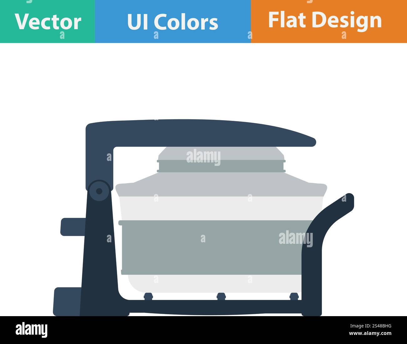 Electric convection oven icon. Flat design. Vector illustration Stock Vector Image & Art - Alamy
