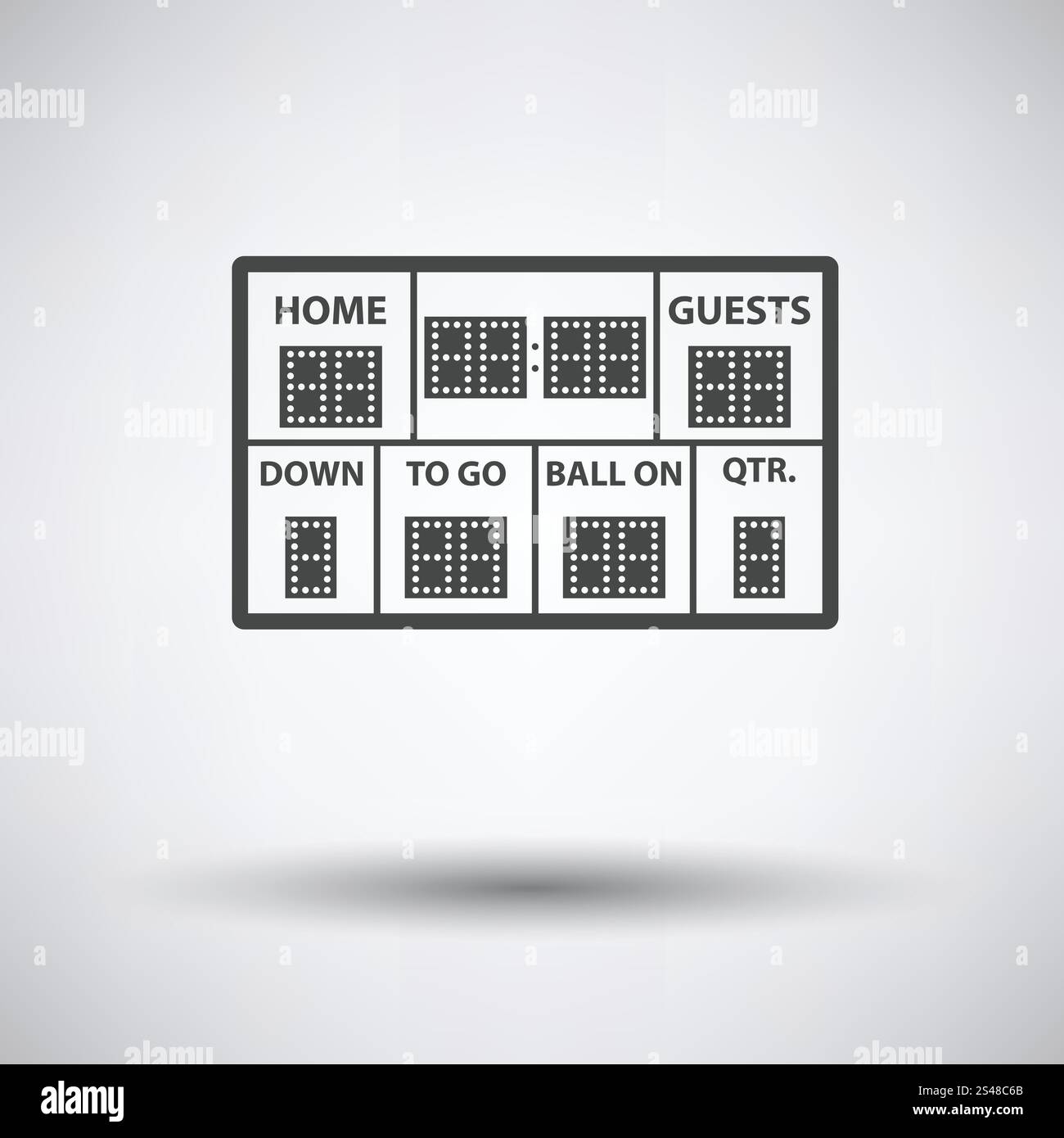 Empty goal football stadium Black and White Stock Photos & Images - Alamy