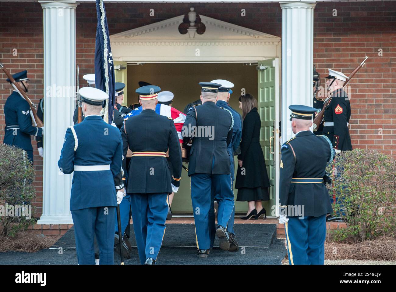 Plains, United States Of America. 10th Jan, 2025. United States service ...