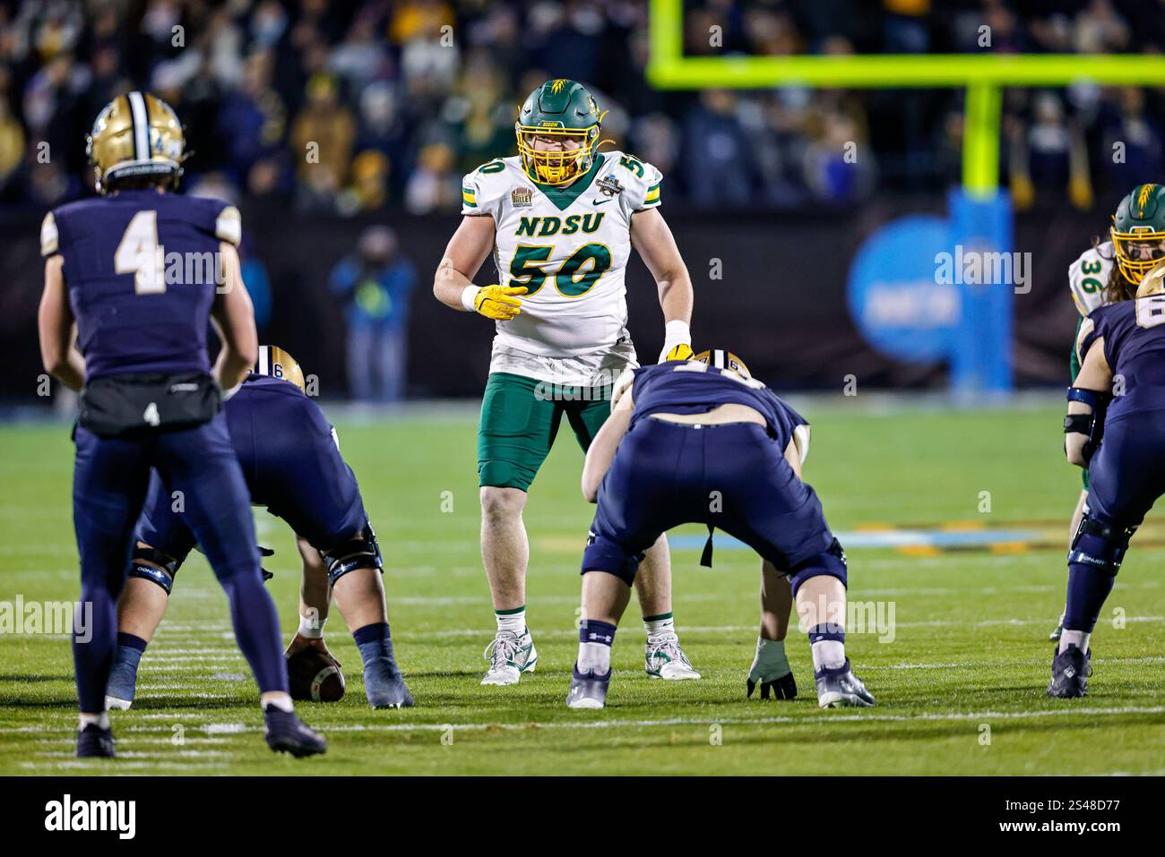 FRISCO, TX - JANUARY 06: North Dakota State Bison defensive tackle Kody ...