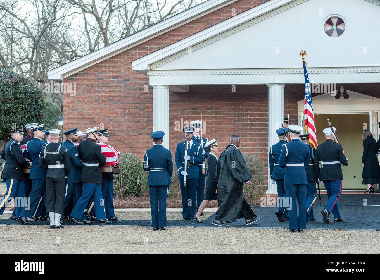 Plains, United States Of America. 10th Jan, 2025. Pastor Tony Lowden ...