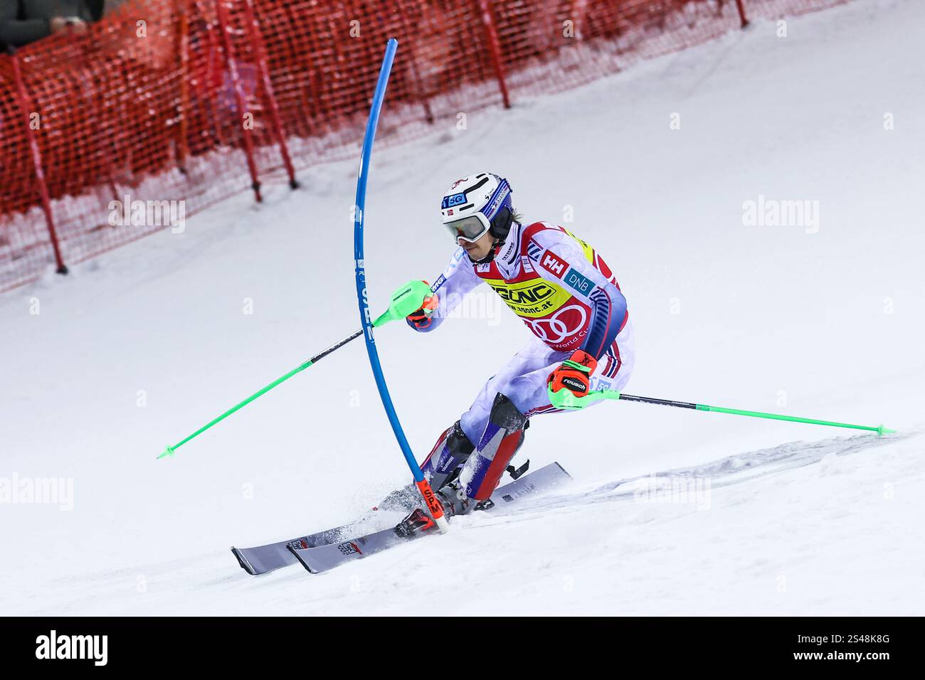 Madonna Di Campiglio, Italy. 08th Jan, 2025. Henrik Kristoffersen of ...