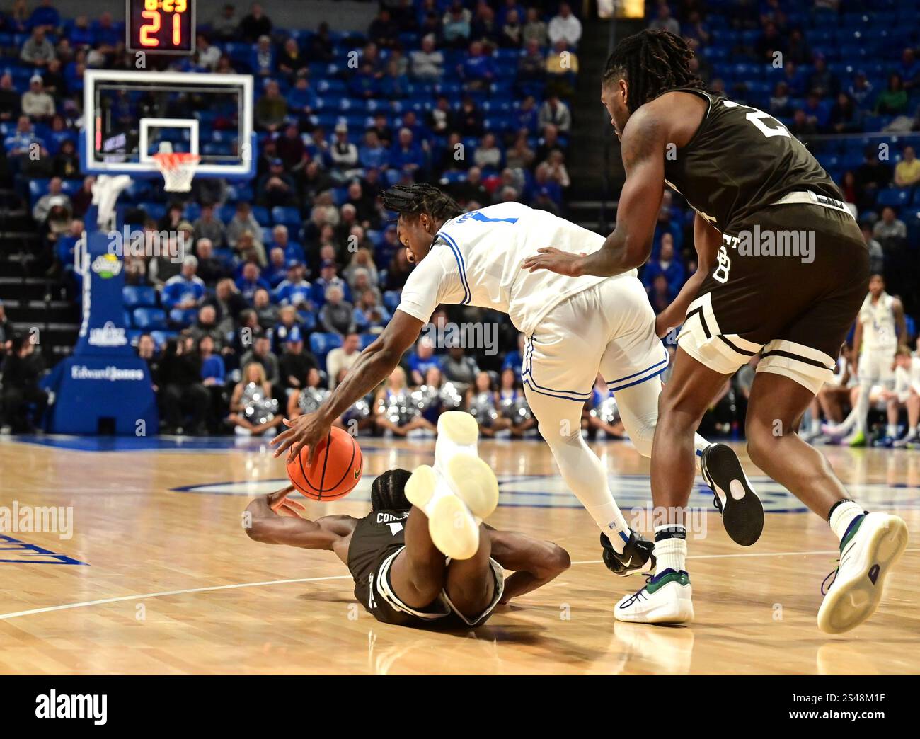 ST. LOUIS, MO - JANUARY 08: St. Bonaventure guard Melvin Council (11 ...