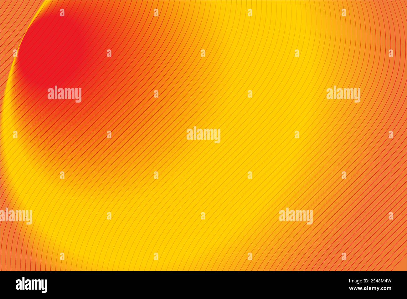 Abstract red and yellow gradient background with curved wavy lines Abstract red and yellow ...