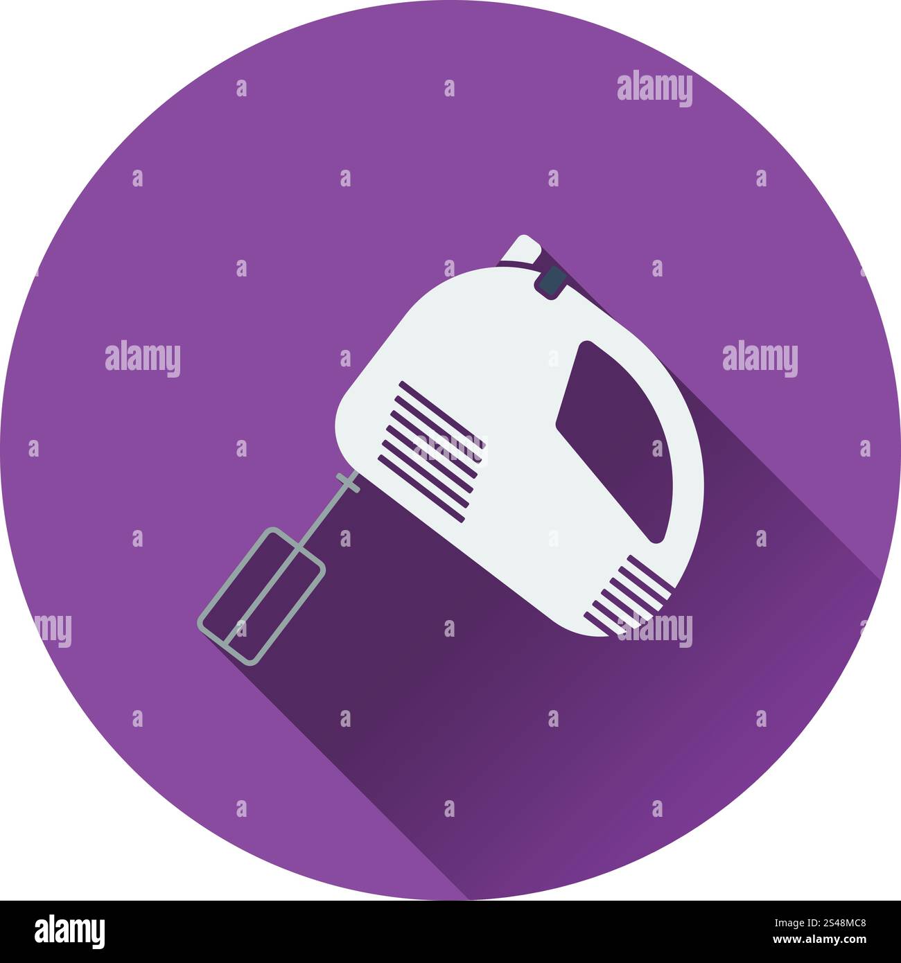 Kitchen hand mixer icon. Flat design. Vector illustration Stock Vector ...