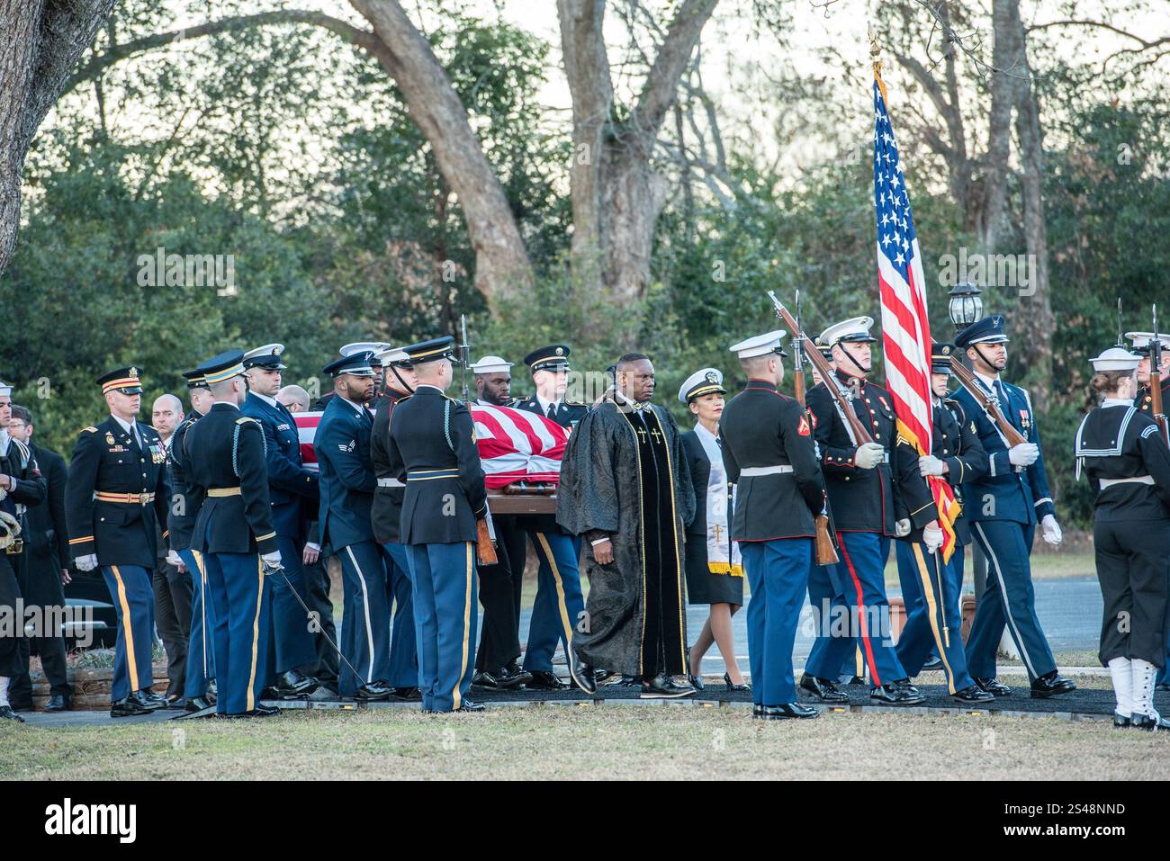 Plains, United States Of America. 10th Jan, 2025. Pastor Tony Lowden ...
