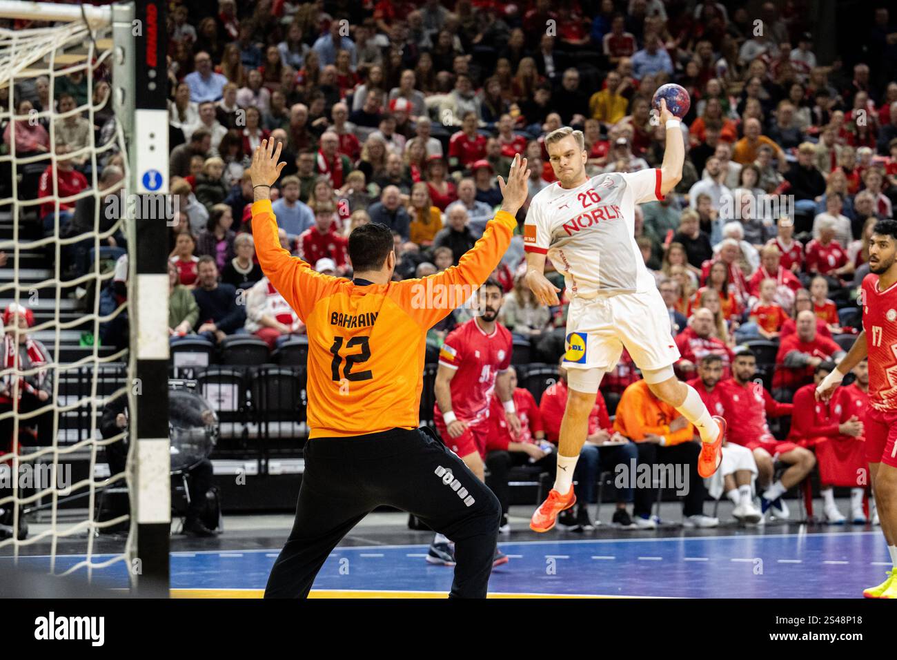 Copenhagen, Denmark. 10th Jan, 2025. Johan Hansen (26) of Denmark seen ...