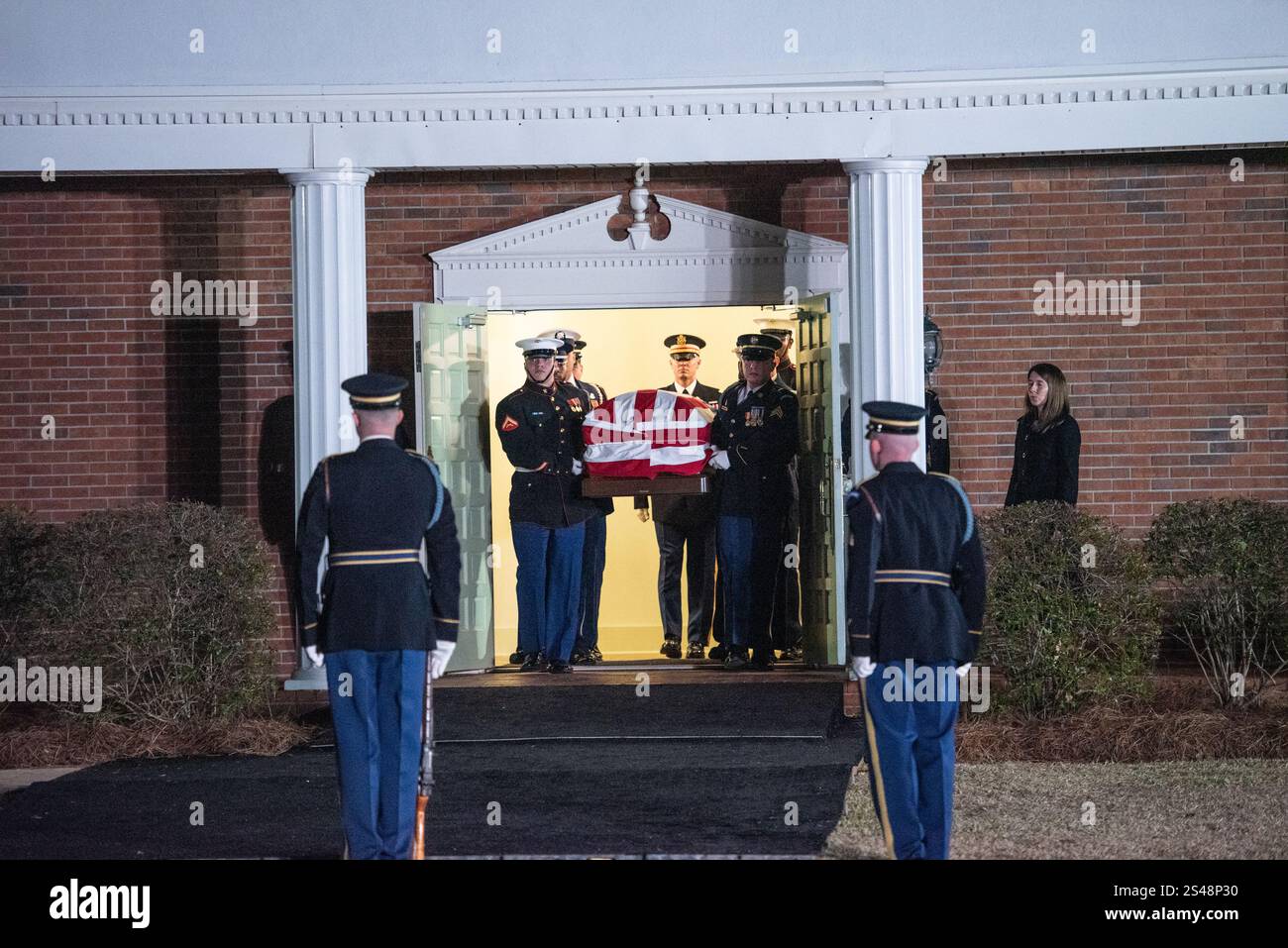 Plains, United States Of America. 10th Jan, 2025. United States service ...