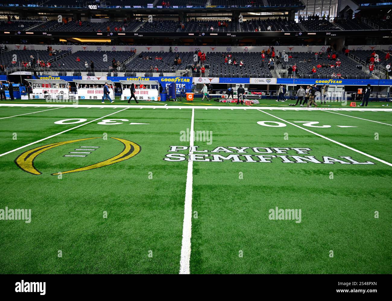 Waco, Texas, USA. 10th Jan, 2025. Semi Playoff Logo before the NCAA ...