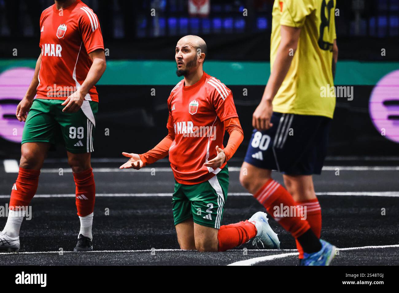 Milan, Italy. 10th Jan, 2025. Morocco vs Colombia at Kings League Arena ...