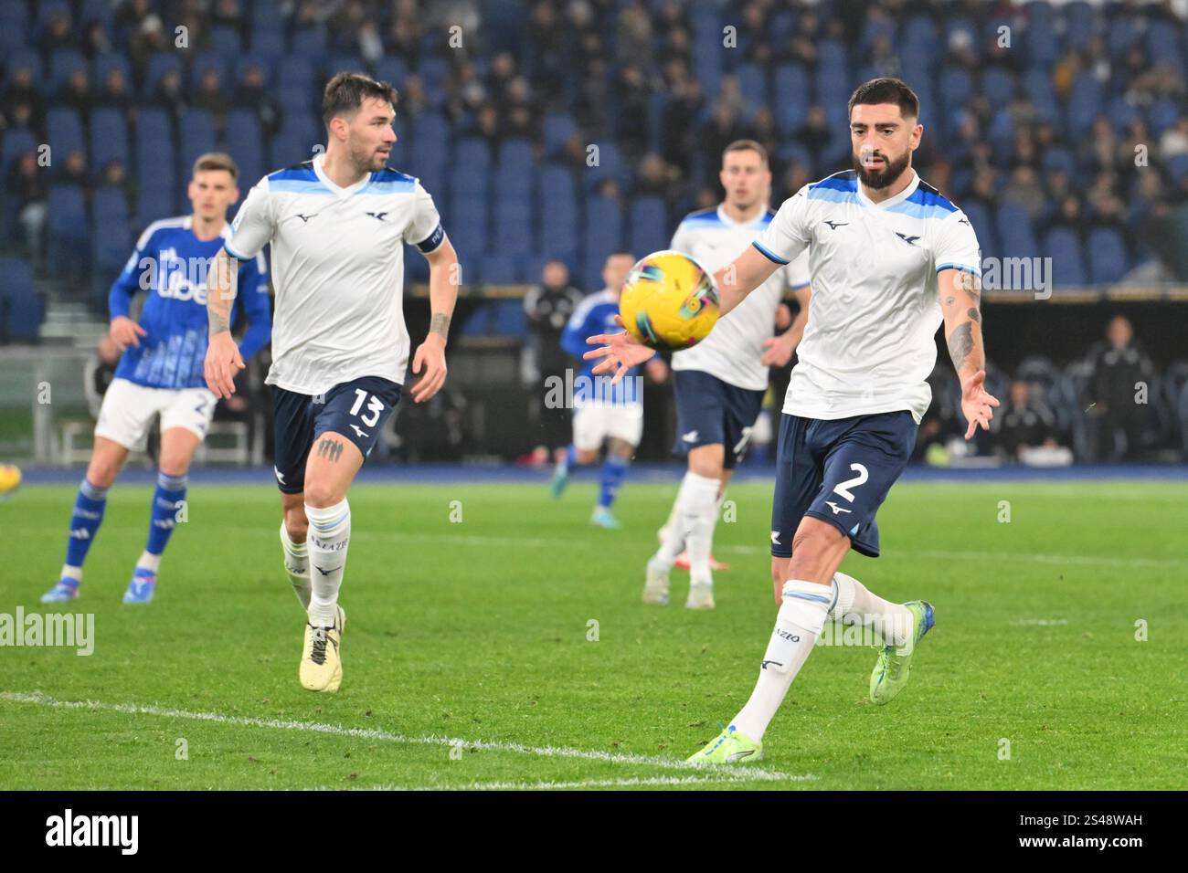 Stadio Olimpico, Rome, Italy. 10th Jan, 2025. Italian Serie A Football; Lazio versus Como ...