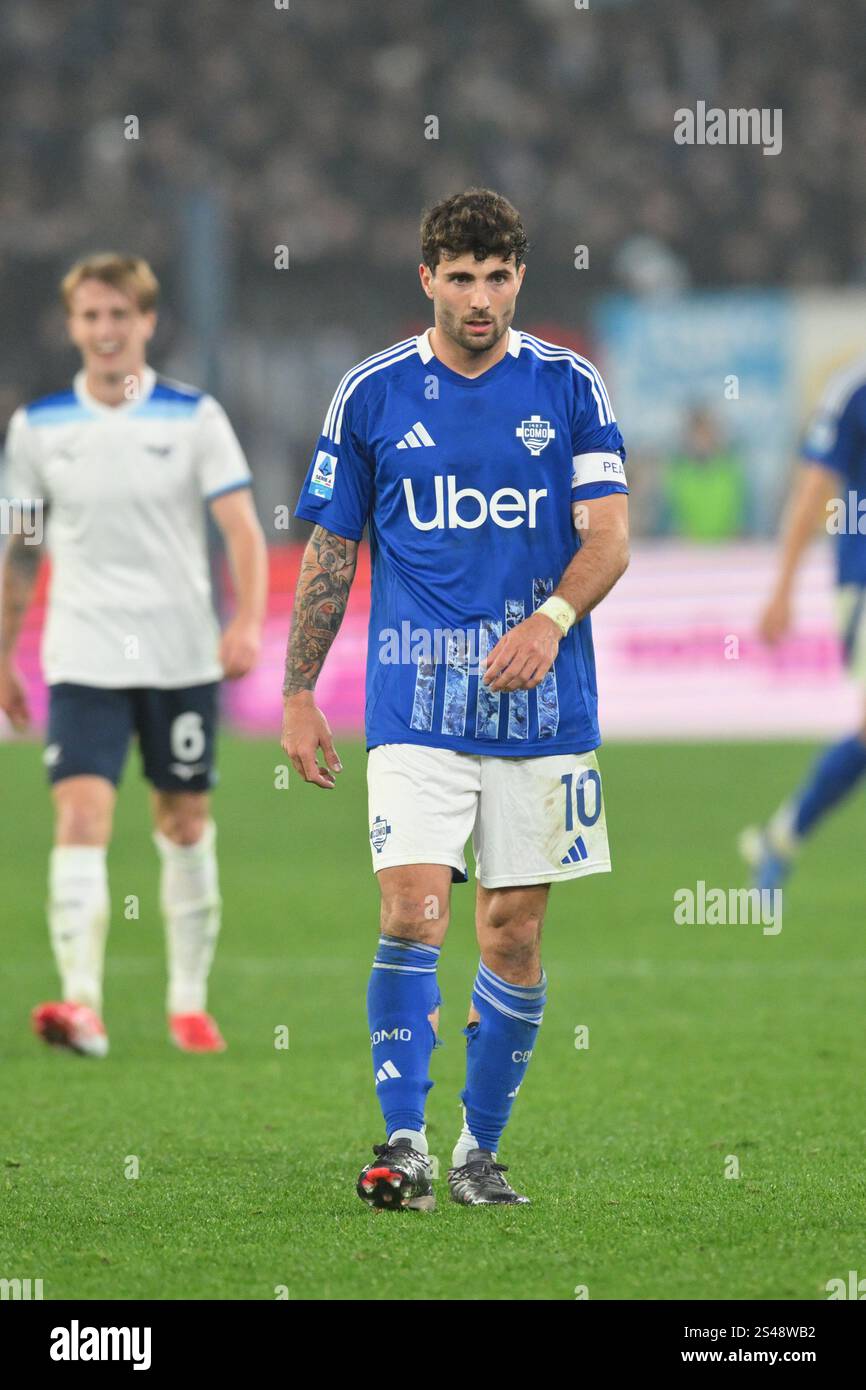 Stadio Olimpico, Rome, Italy. 10th Jan, 2025. Italian Serie A Football; Lazio versus Como ...