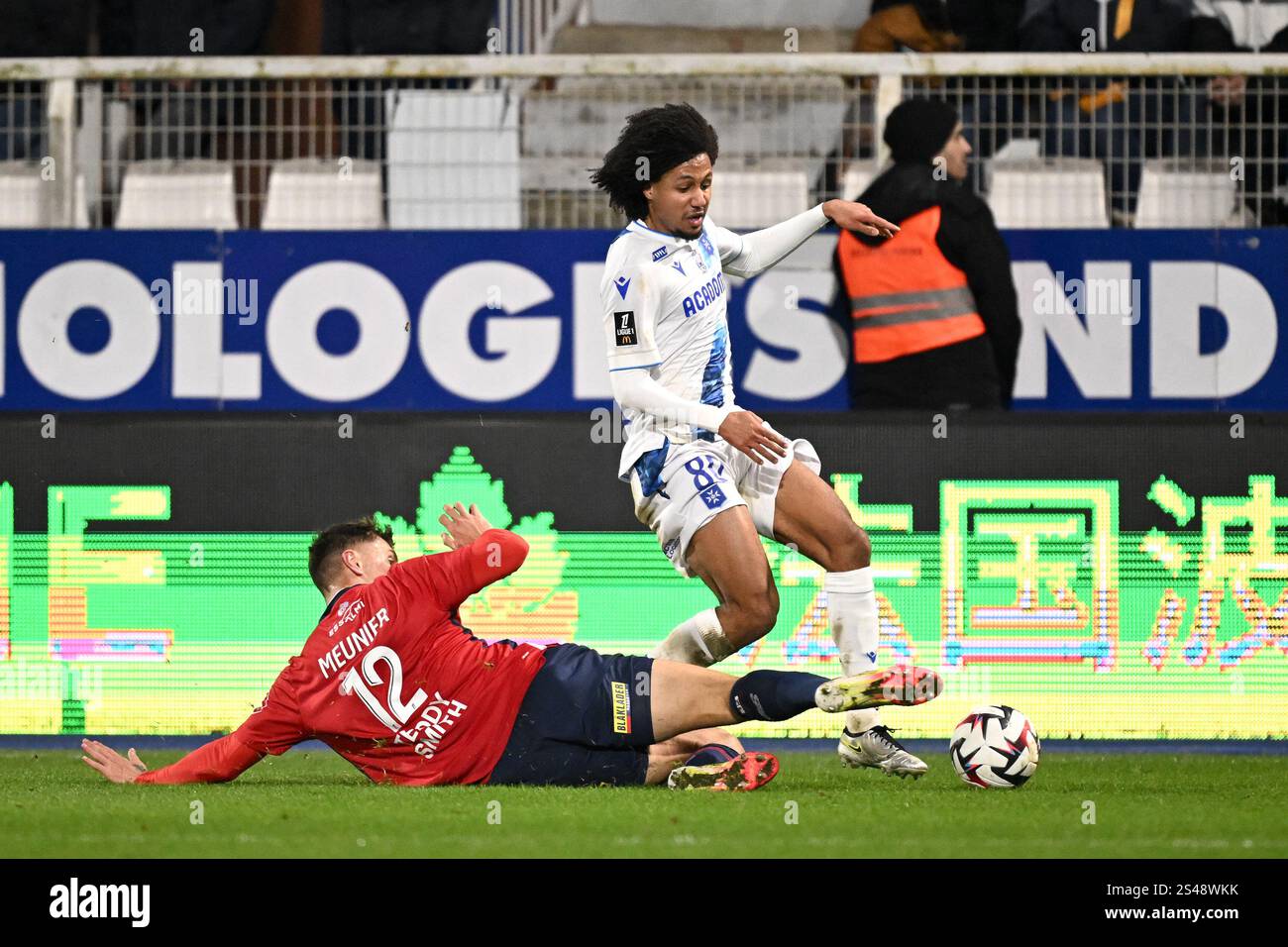 80 Han-Noah MASSENGO (aja) during the Ligue 1 McDonald's match between ...