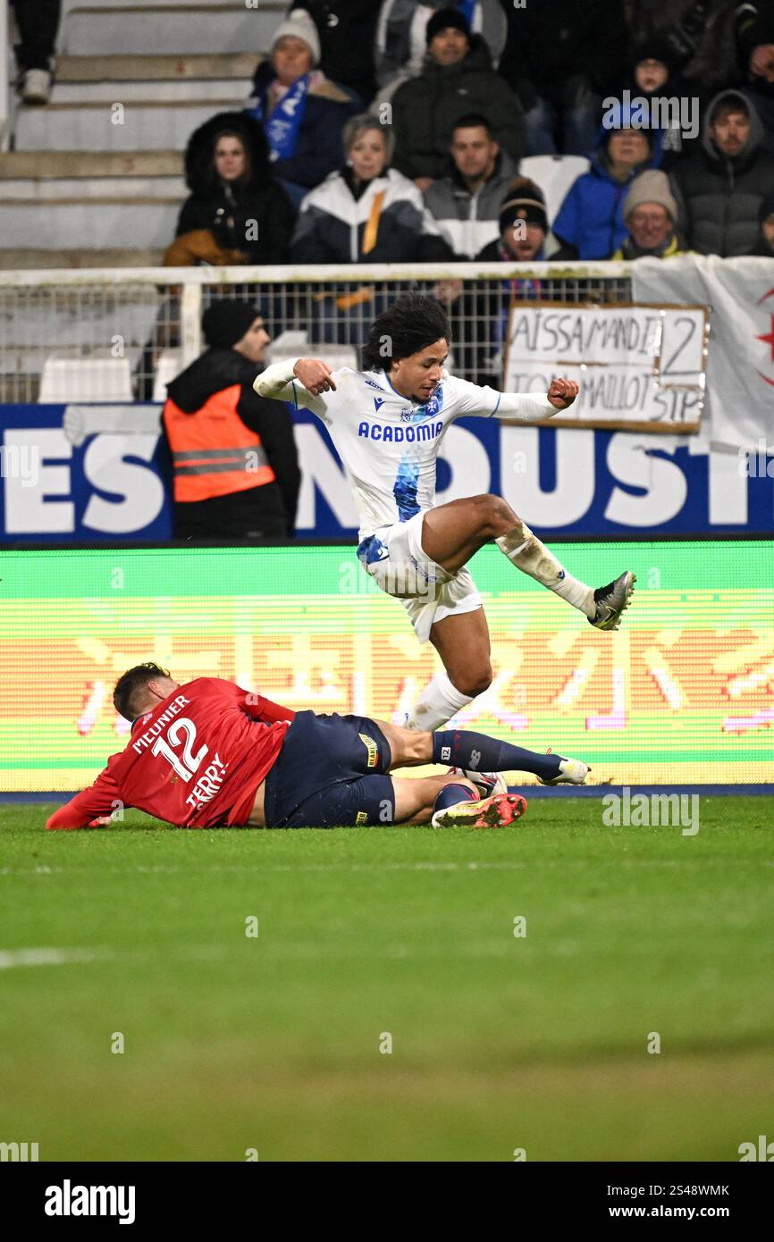 80 Han-Noah MASSENGO (aja) during the Ligue 1 McDonald's match between ...