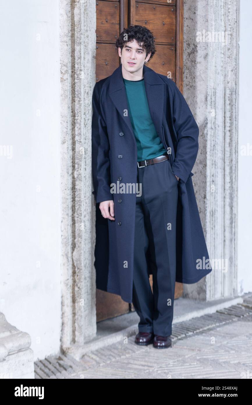 Rome, Italy. 10th Jan, 2025. The actor Nicolas Maupas attends the photocall of the fiction "Il ...