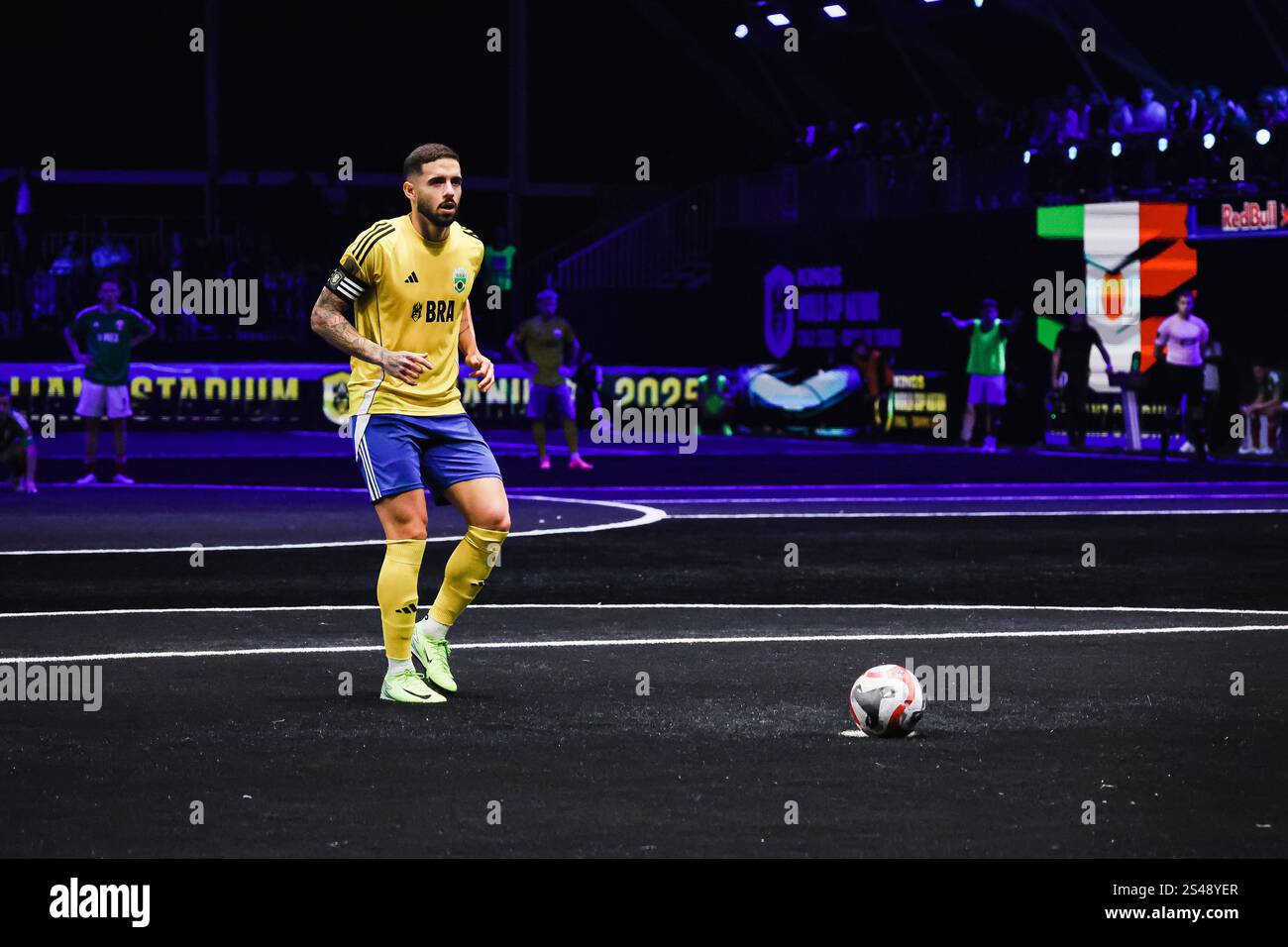 Milan, Italy. 10th Jan, 2025. Brazil vs Mexico at Kings League Arena ...