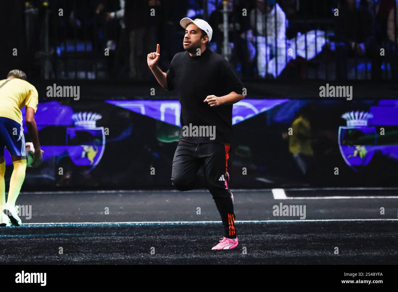 Milan, Italy. 10th Jan, 2025. Brazil vs Mexico at Kings League Arena ...