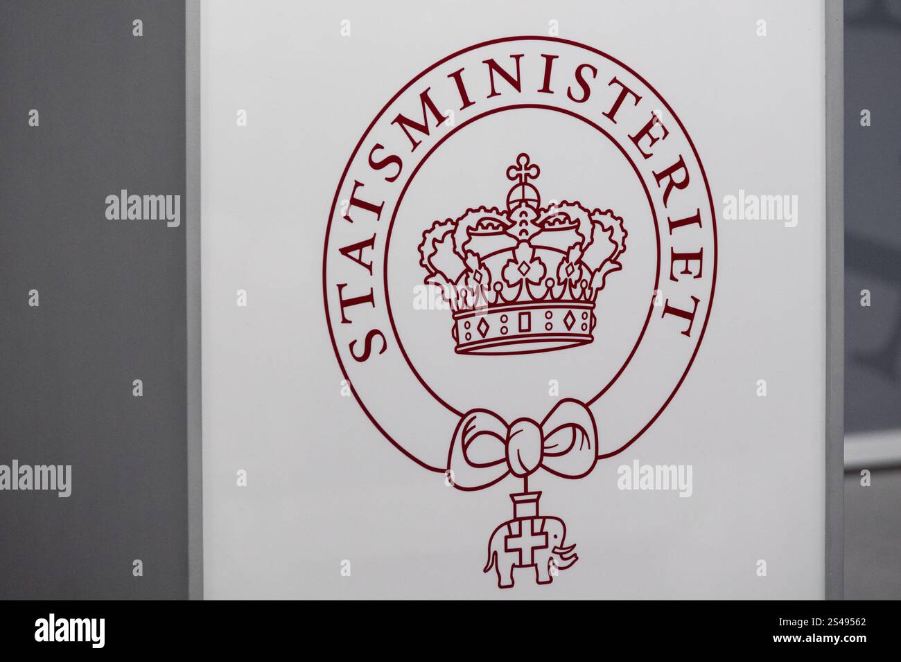 January 10, 2025, Copenhagen, Copenhagen, Denmark: Logo of the Prime ...