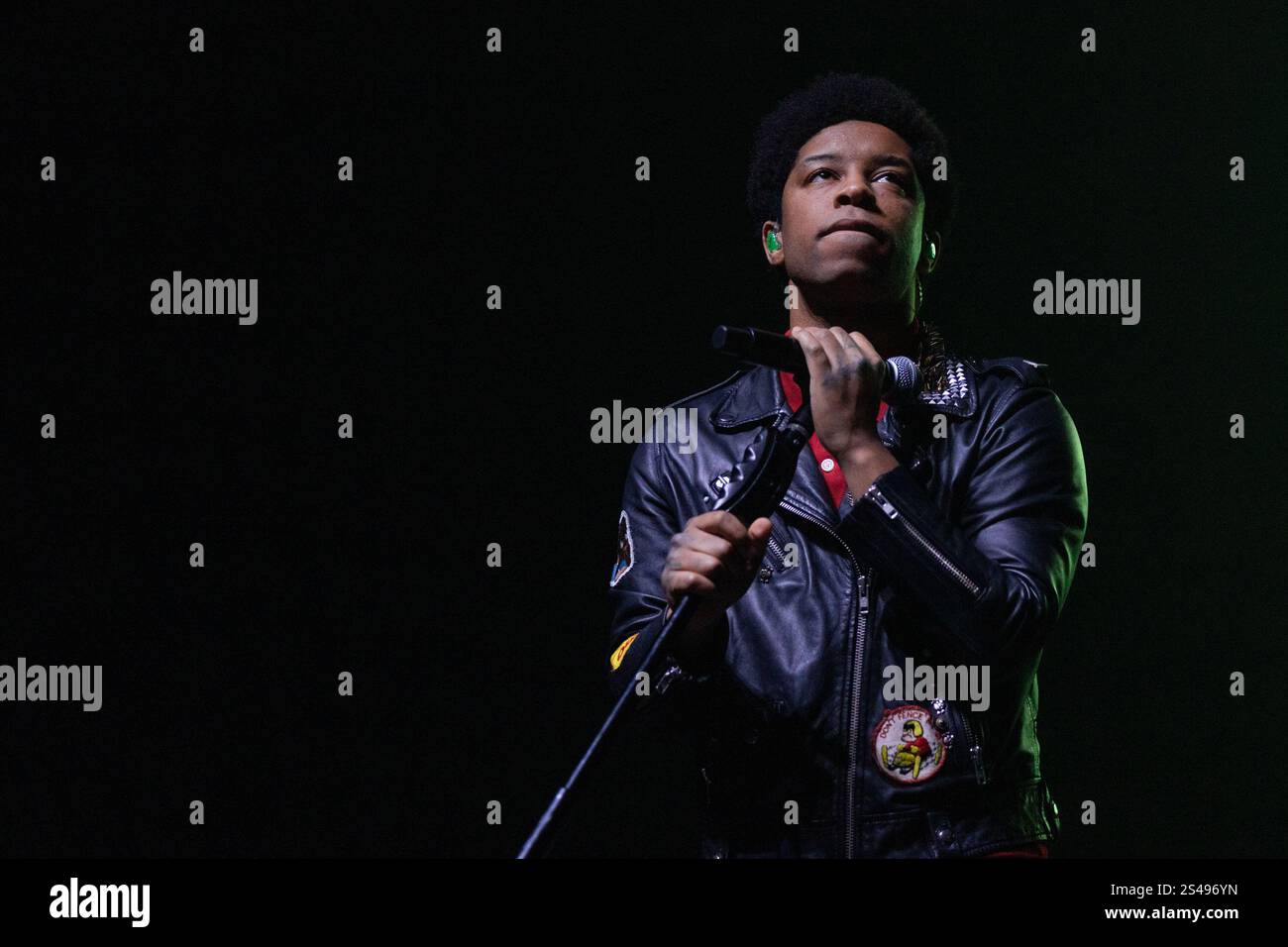 Madison, USA. 09th Jan, 2025. KennyHoopla (Kenneth Beasley) during The ...