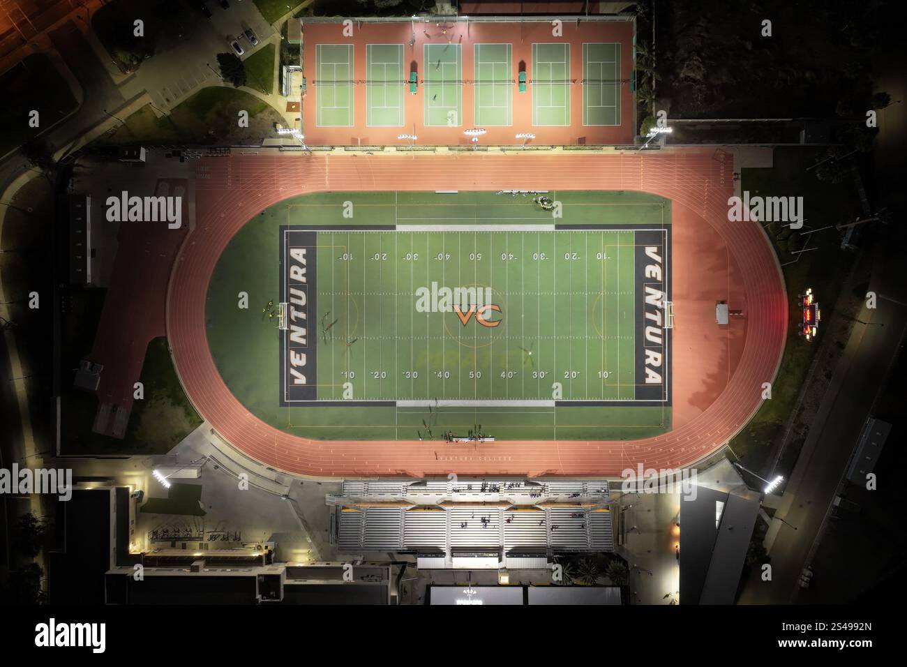 Ventura, United States. 09th Jan, 2025. A general overall aerial view ...