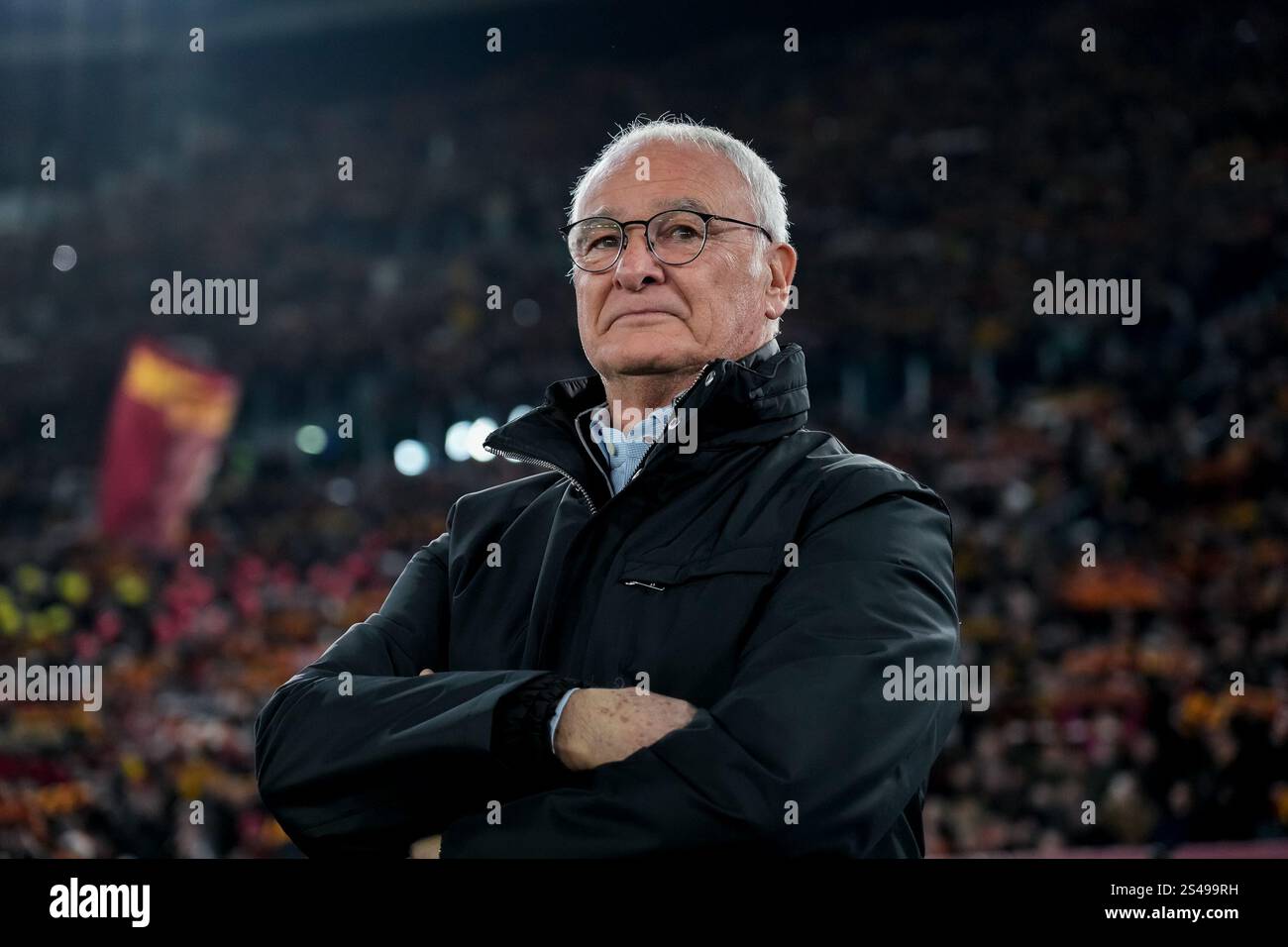 Rome, Italy. 05th Jan, 2025. Claudio Ranieri head coach of AS Roma ...