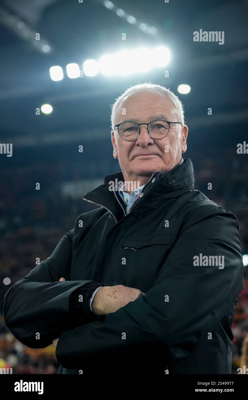 Rome, Italy. 05th Jan, 2025. Claudio Ranieri head coach of AS Roma ...