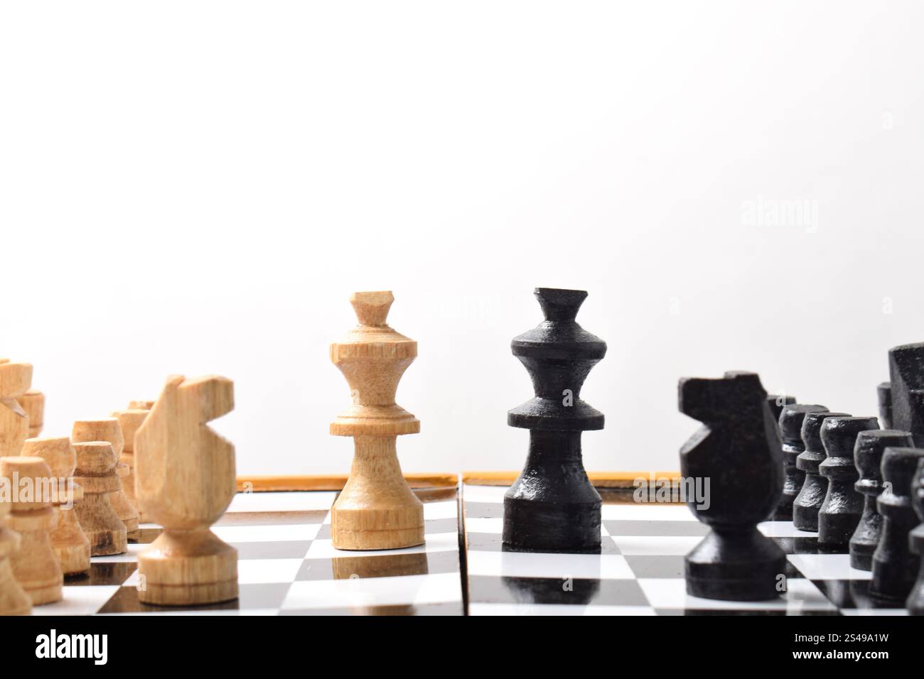 Chess piece on chess board game for challenge, leadership, strategy ...
