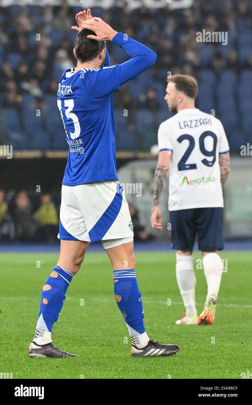 Olimpico Stadium, Rome, Italy - Alberto Dossena of Como during Serie A ...