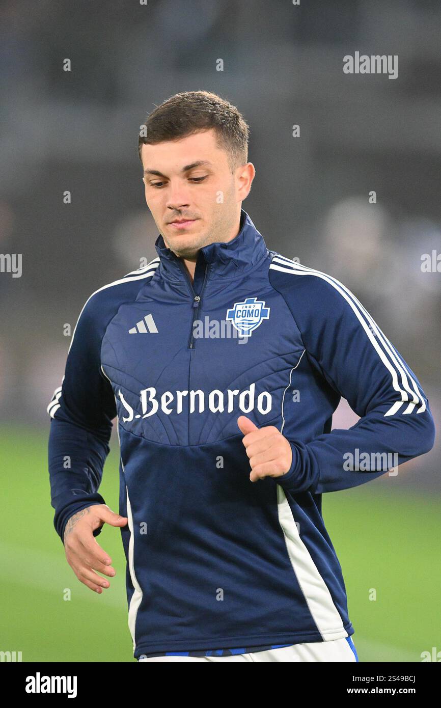 Olimpico Stadium, Rome, Italy - Gabriel Strefezza of Como during Serie A Enilive Football Match ...