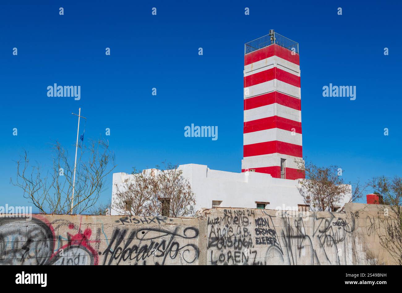 Punta Prieta Lighthouse, La Paz, Baja California Sur, Mexico Stock ...
