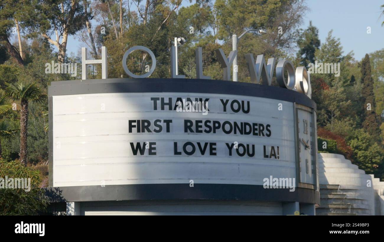Thank you first responders we love you la hi-res stock photography and ...