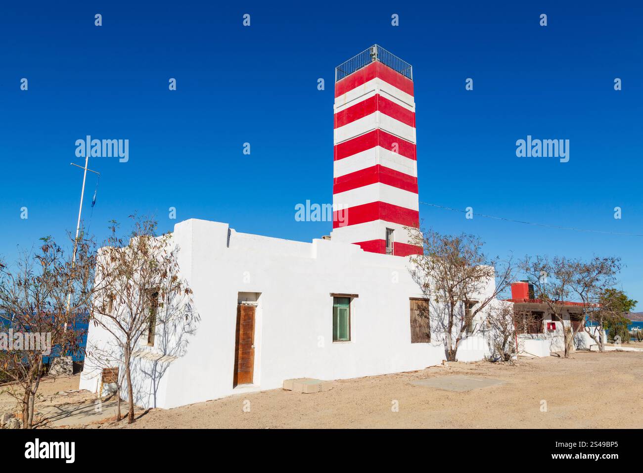 Punta Prieta Lighthouse, La Paz, Baja California Sur, Mexico Stock ...