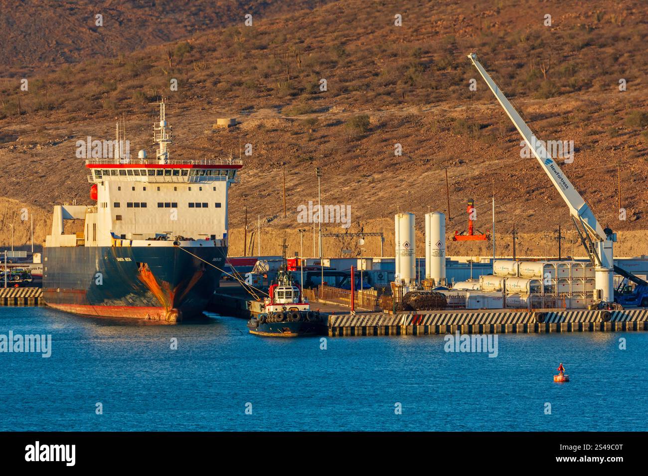 Ferry, Port of Pichilingue, La Paz, Baja California Sur, Mexico Stock ...