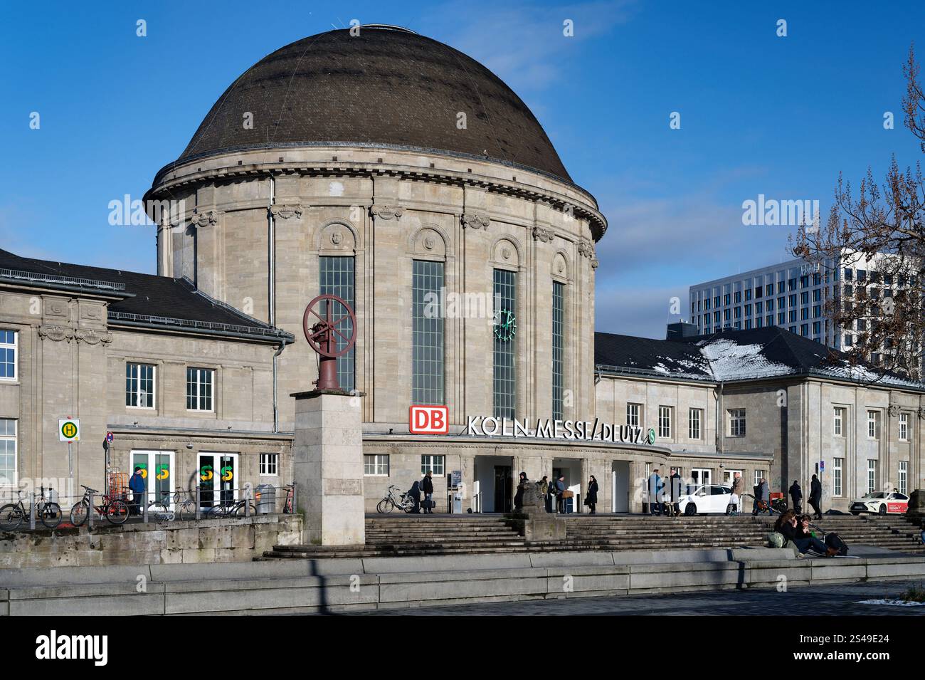 Cologne, Germany January 10 2025: Station building from 1913 of the ...
