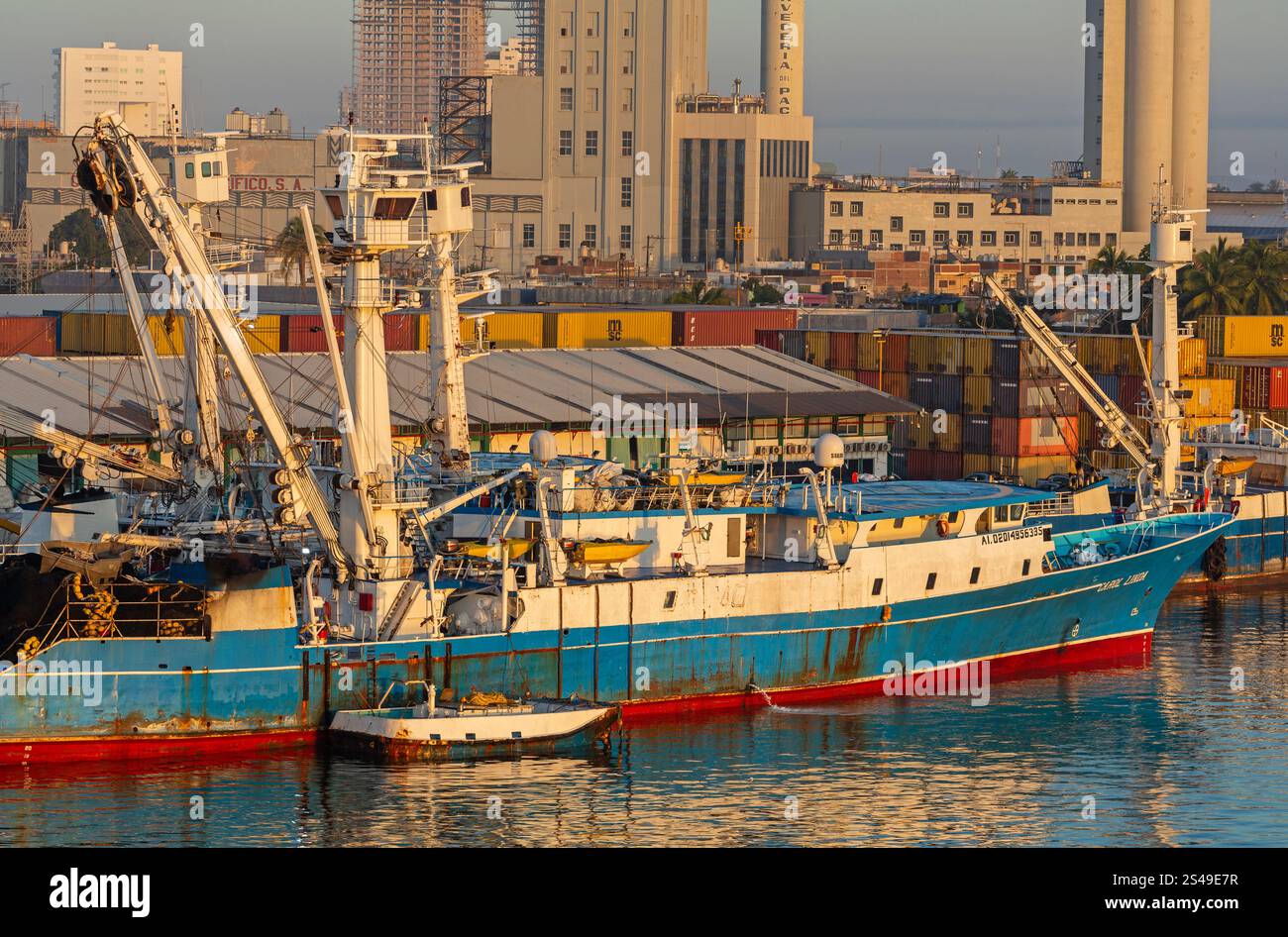 Tuna fishing boats, Port of Mazatlan, Sinaloa, Mexico Stock Photo - Alamy