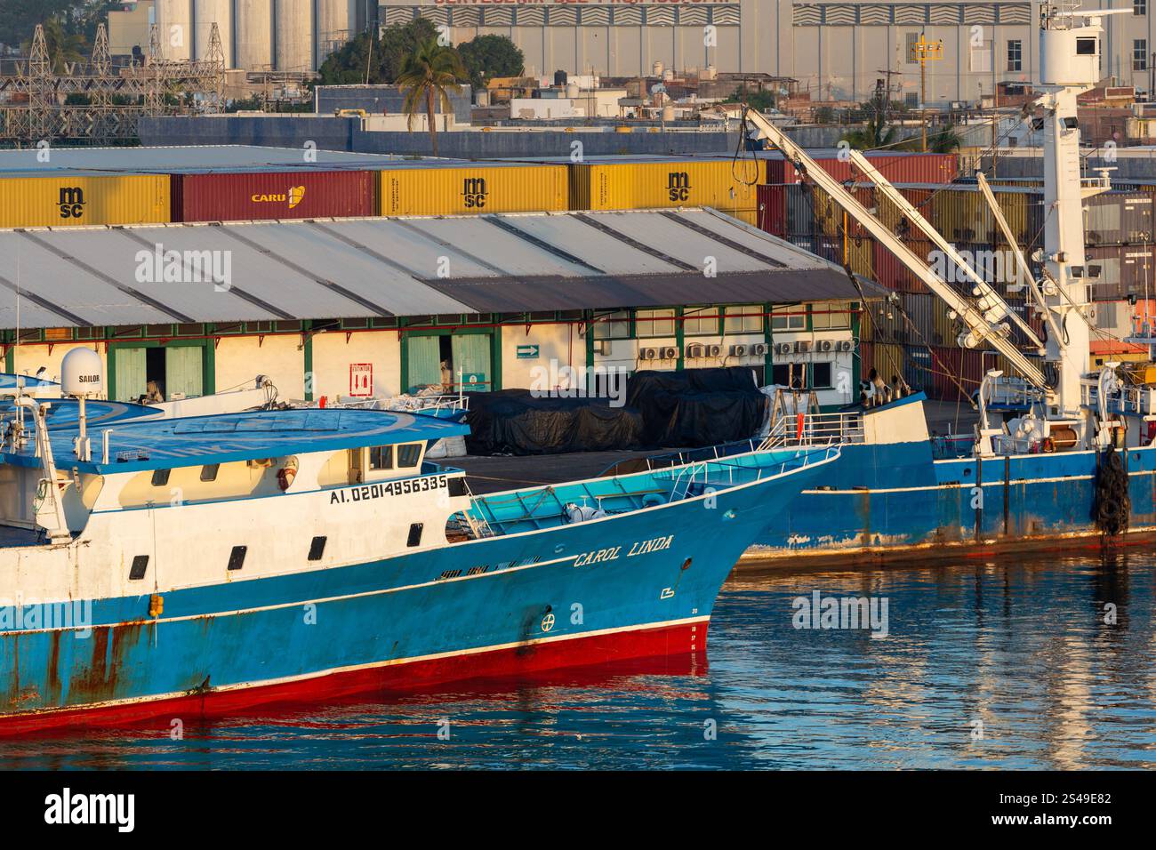 Tuna fishing boats, Port of Mazatlan, Sinaloa, Mexico Stock Photo - Alamy