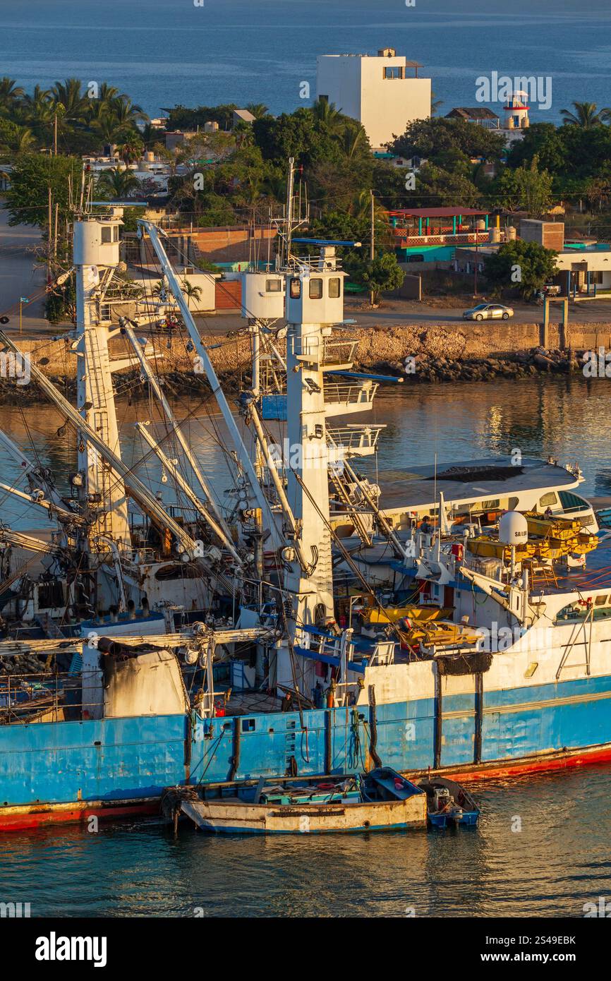 Tuna fishing boat, Stone Island, Mazatlan, Sinaloa, Mexico Stock Photo ...