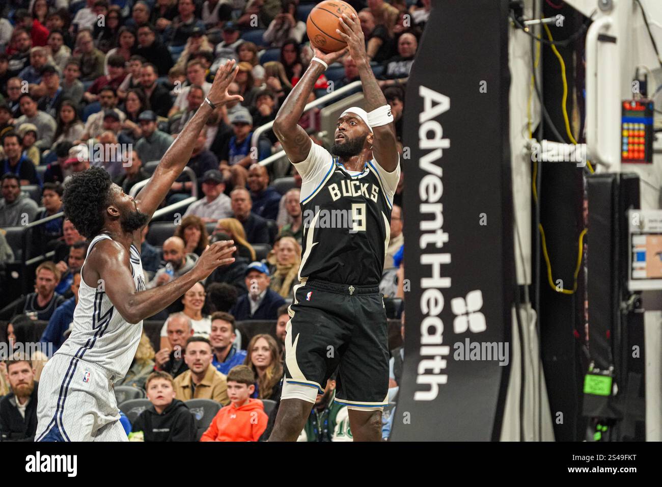 Orlando, Florida, USA, January 10, 2025, Milwaukee Bucks forward Bobby ...