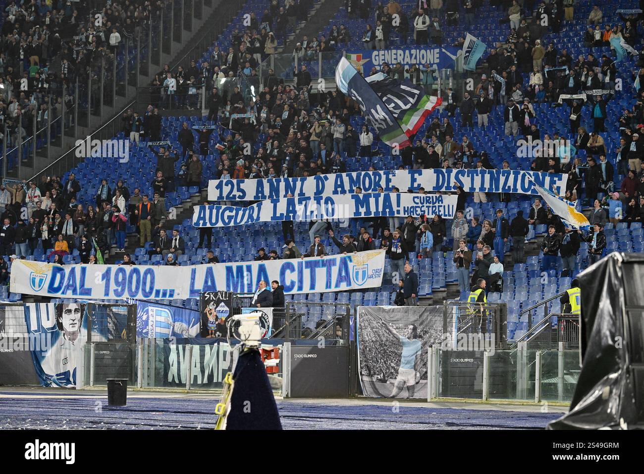 10th Jan 2025, Olimpico Stadium, Rome, Italy; Serie A Enilive Football Match; Lazio versus Como ...