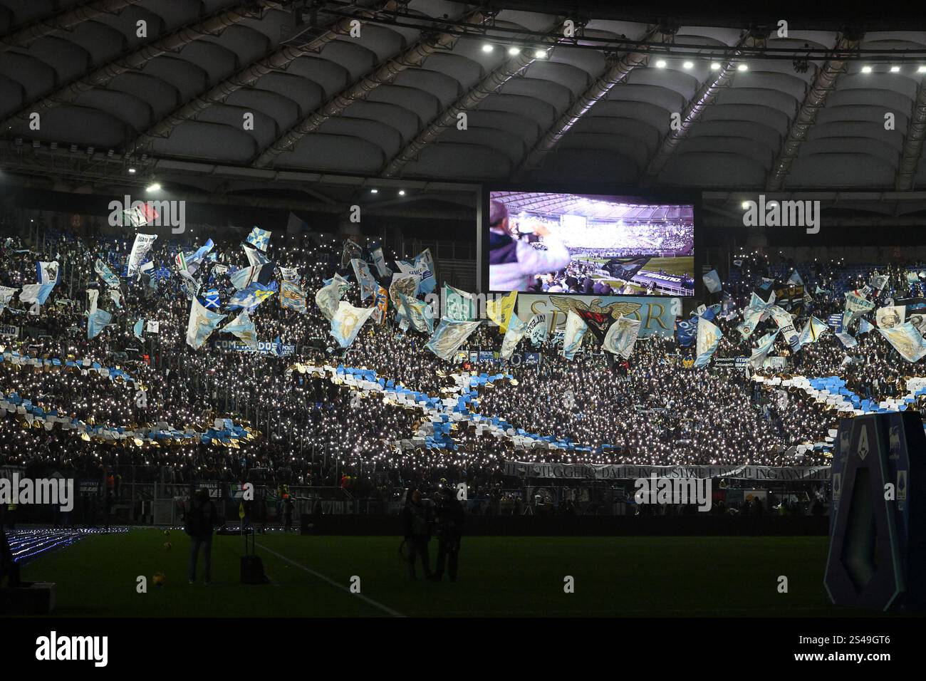 10th Jan 2025, Olimpico Stadium, Rome, Italy; Serie A Enilive Football Match; Lazio versus Como ...