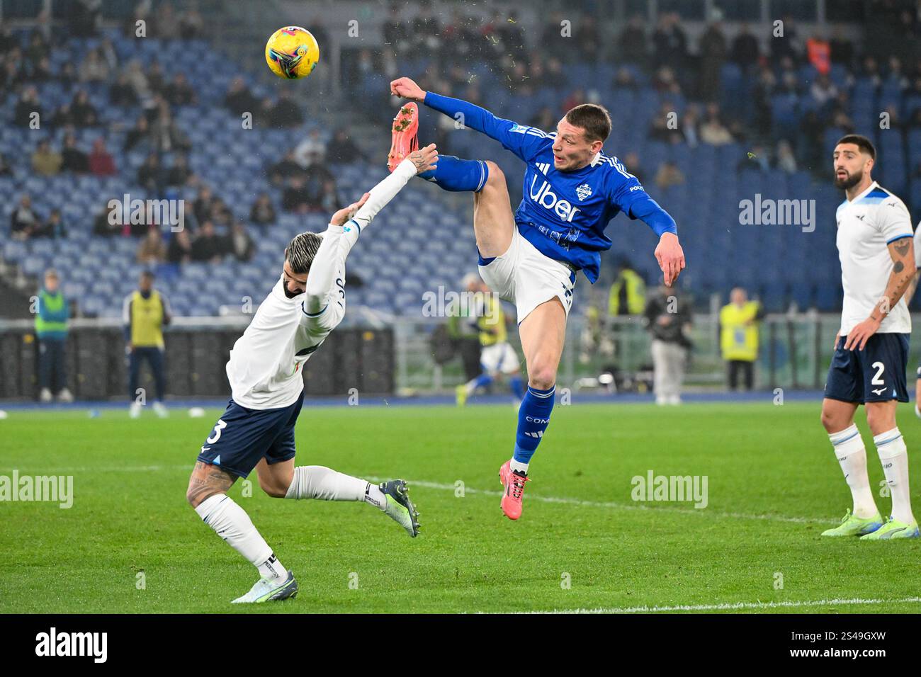 10th Jan 2025, Olimpico Stadium, Rome, Italy; Serie A Enilive Football Match; Lazio versus Como ...