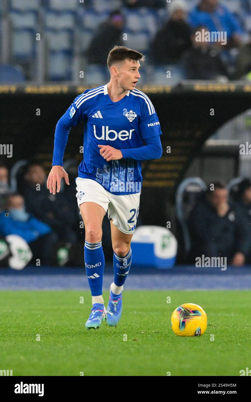 10th Jan 2025, Olimpico Stadium, Rome, Italy; Serie A Enilive Football Match; Lazio versus Como ...