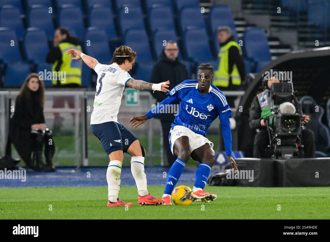 10th Jan 2025, Olimpico Stadium, Rome, Italy; Serie A Enilive Football Match; Lazio versus Como ...