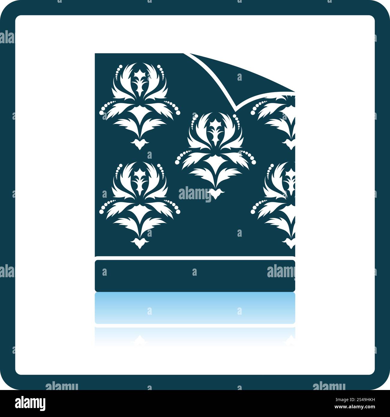 Wallpaper icon. Shadow reflection design. Vector illustration Stock ...