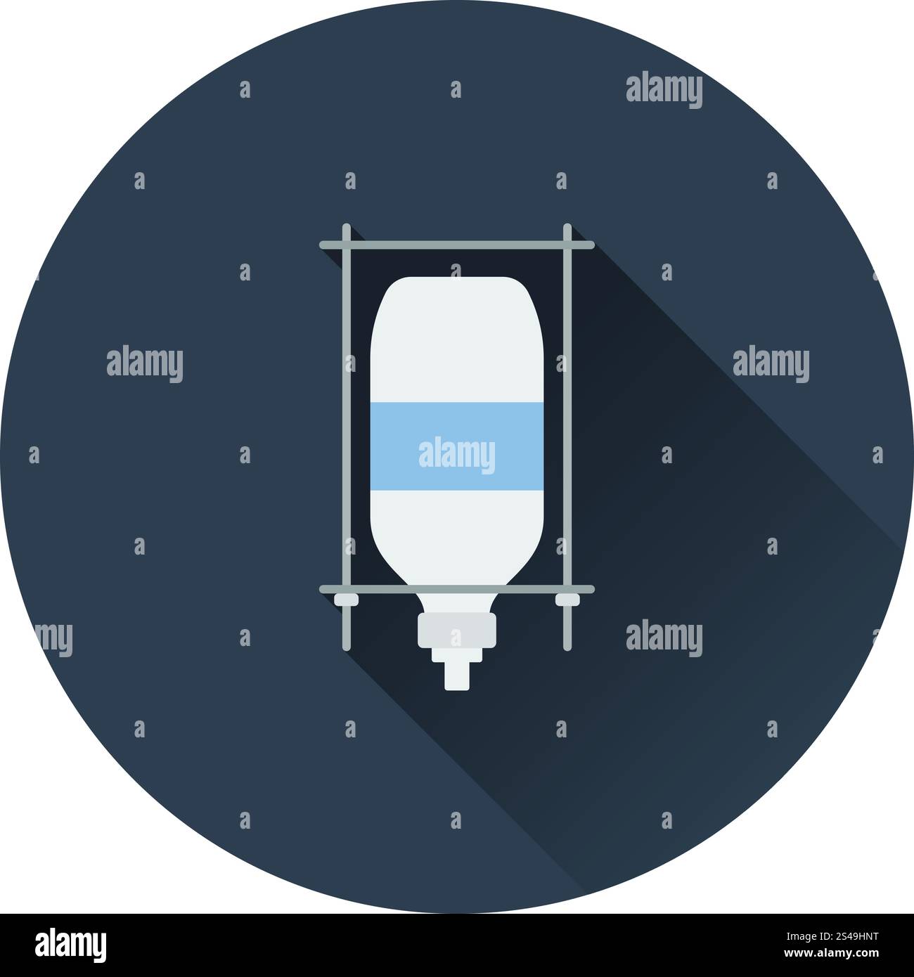 Drop counter icon. Flat color design. Vector illustration Stock Vector ...