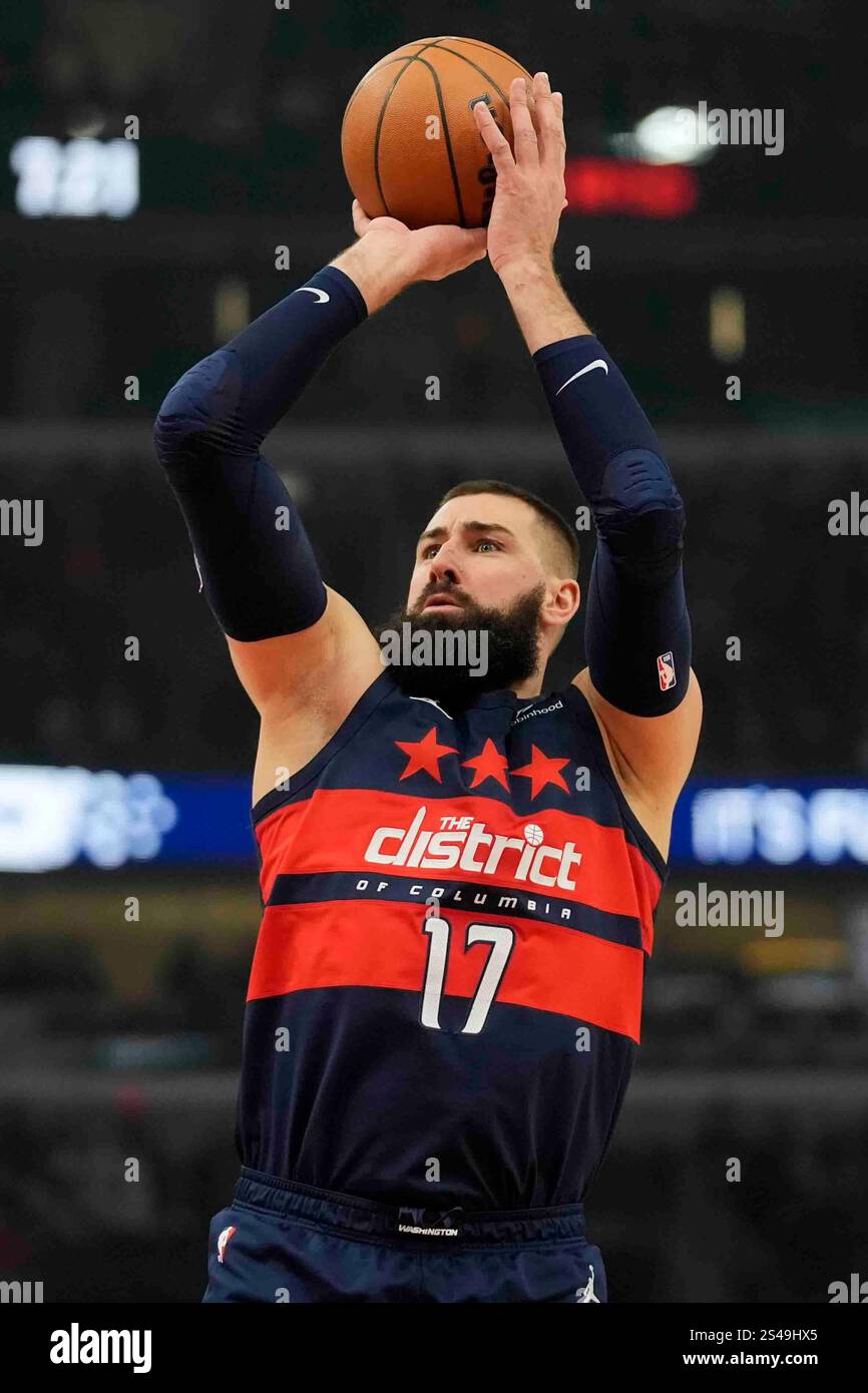 Washington Wizards center Jonas Valanciunas looks to shoot during the ...