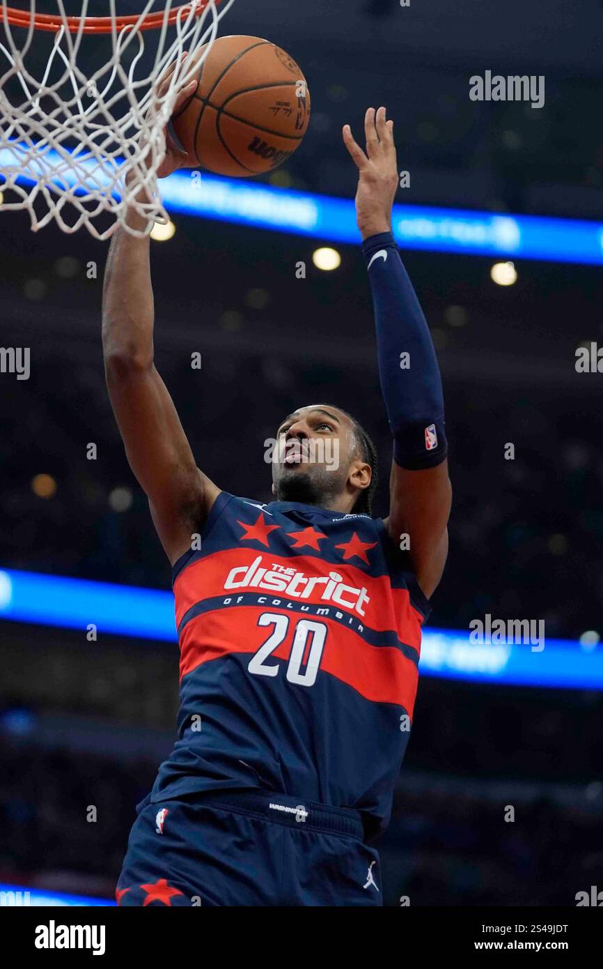 Washington Wizards forward Alexandre Sarr goes to the basket during the ...