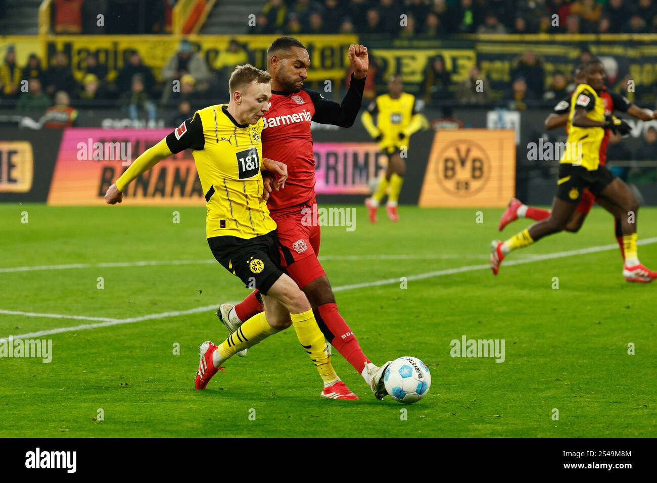 Dortmund, Deutschland. 10th Jan, 2025. Fußball, 1. Bundesliga: Borussia ...